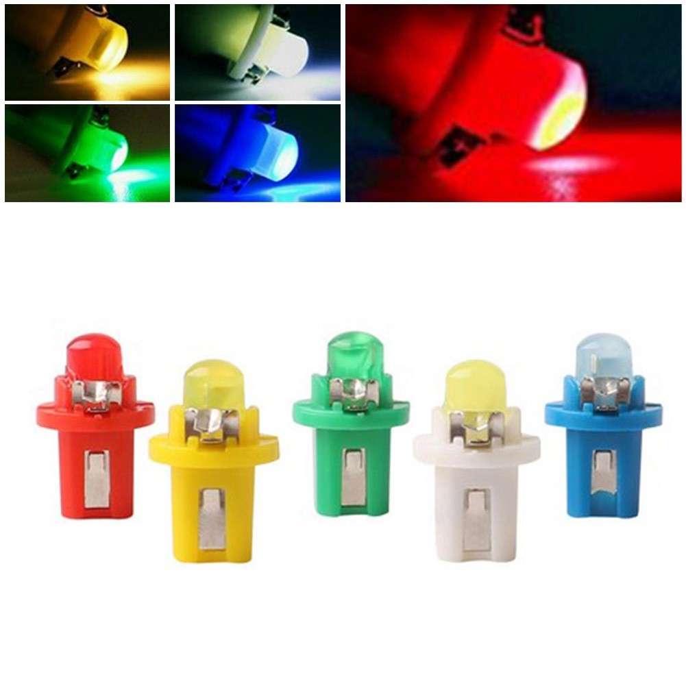 หลอดไฟ LED T5 B8.5D 5050 สําหรับ SMD LED รถเครื่องมือแดชบอร์ดหลอดไฟ 1 ชิ้น | Shopee Thailand