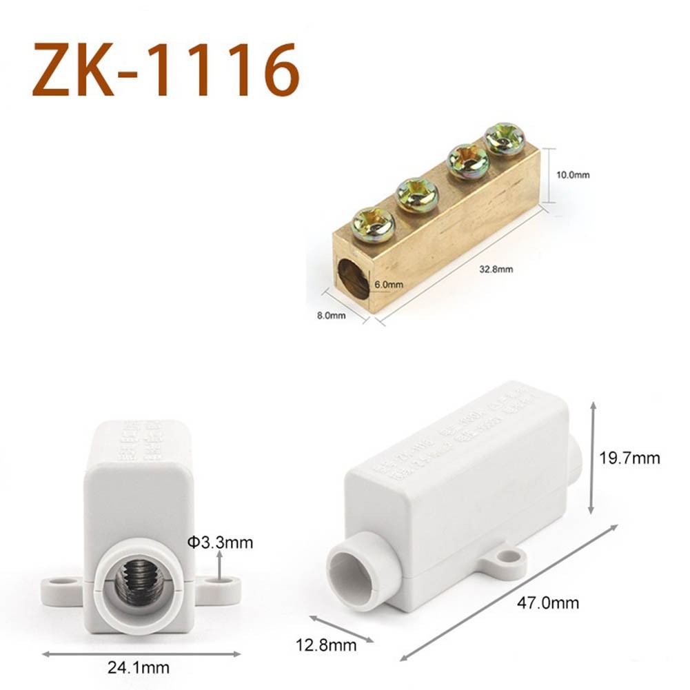 SWTDRM HotPack of 5 Wire Terminal Clamp Wire Terminal Block 1000V 100A ...