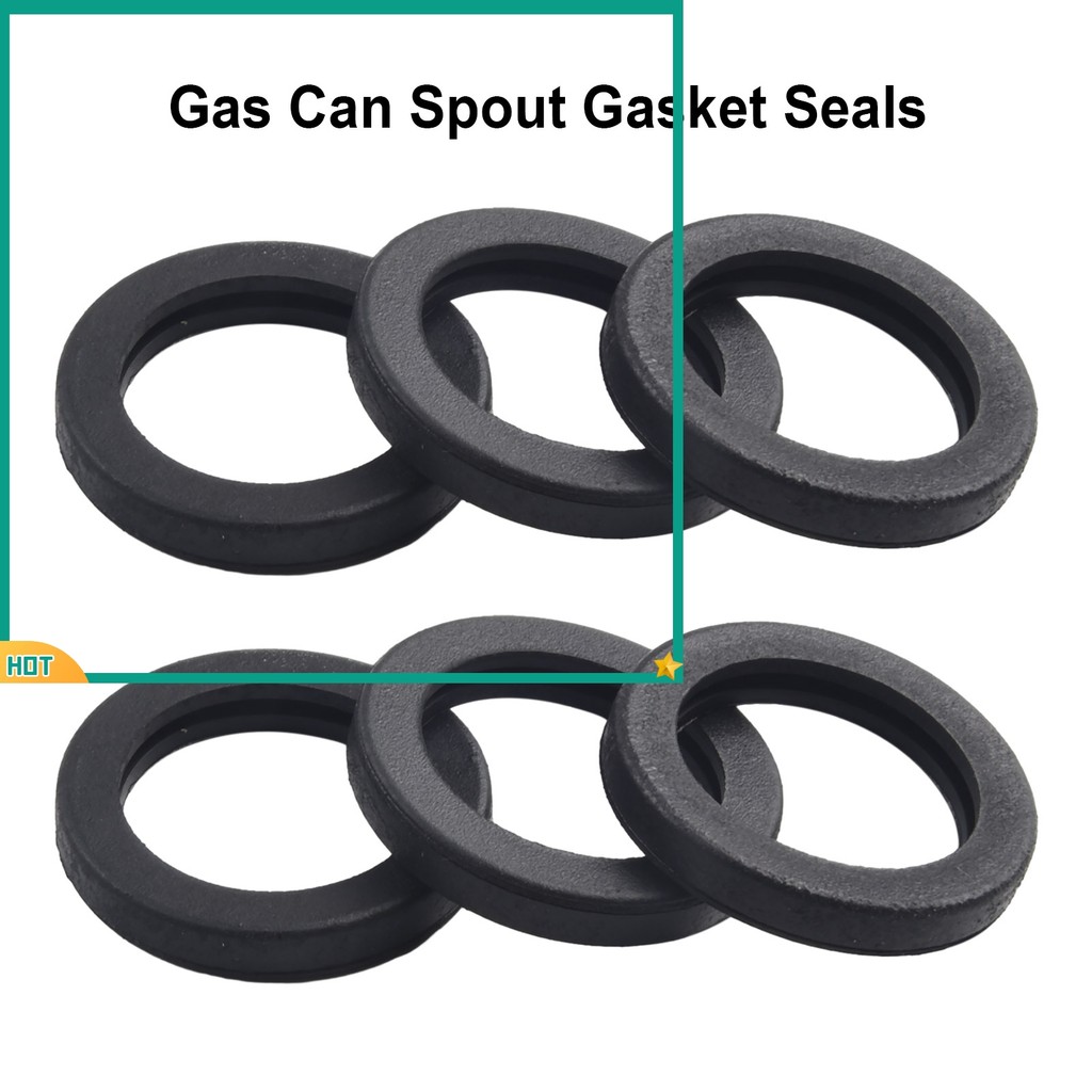 JY 6 ชิ้นปะเก็นยางสามารถ Spout Part เปลี่ยนหัวฉีดถังสําหรับ Gott ...