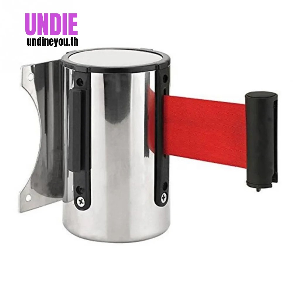 1 ชิ้นสแตนเลส Stanchion Quue Barrier Wall Mount Crowd Control ...