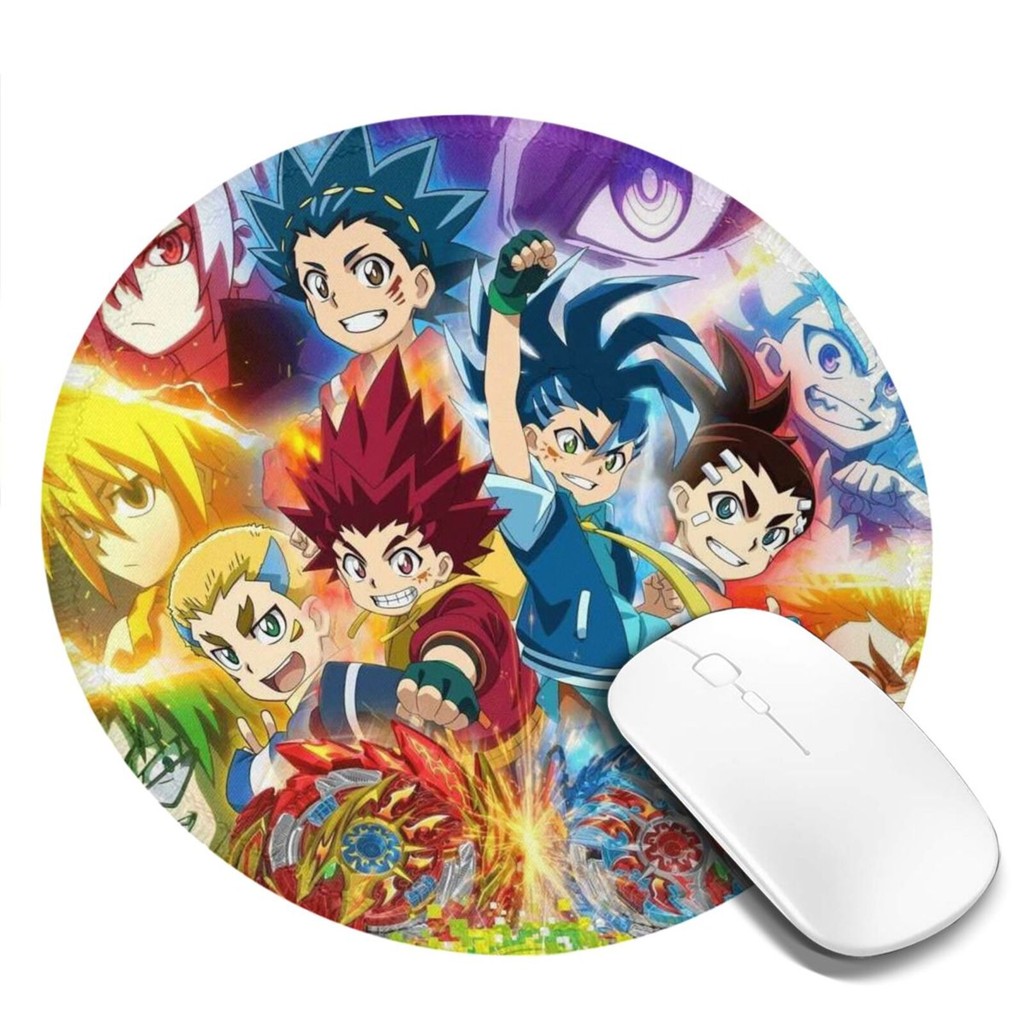 Beyblade 2PCS 8in แผ่นรองเมาส์ยางกันน้ํา Anti Skid คอมพิวเตอร์แล็ปท็อป ...