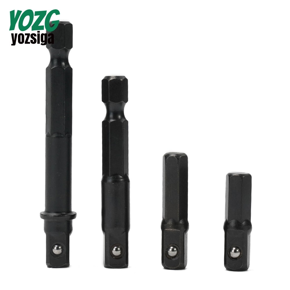 อะแดปเตอร์ซ็อกเก็ตสว่าน 1/4 "สําหรับไดรเวอร์กระแทก Hex Shank to Square ...