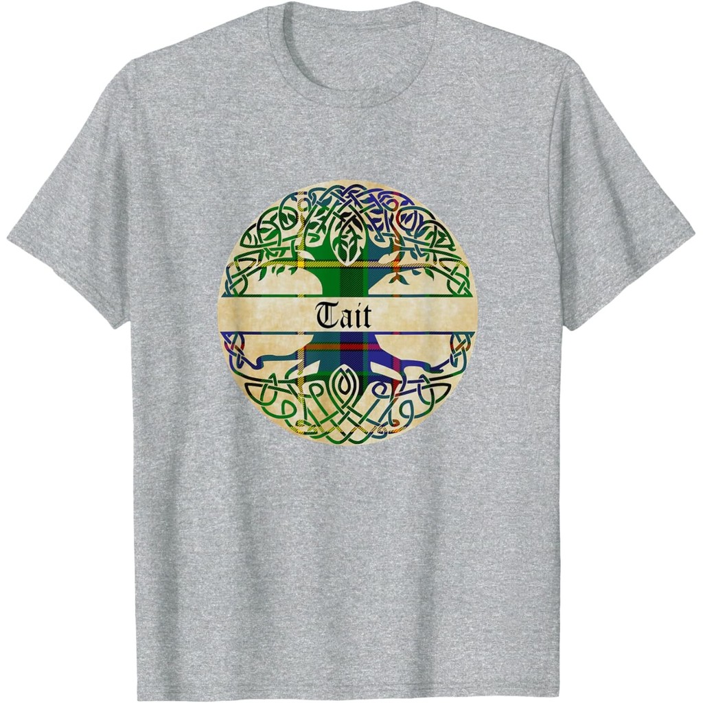 เสื้อยืดสก็อต ลายคลาสิก Tait Clan และ Tree of Life | Shopee Thailand