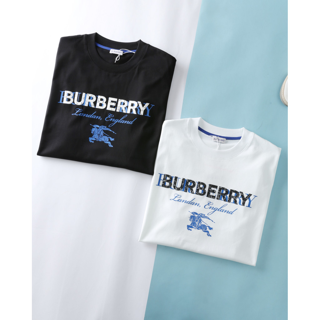 BU1898 เสื้อยืด Knight Totem สีขาว สีฟ้า สีดำ มีเย็บตัวอักษรภาษาอังกฤษ ...