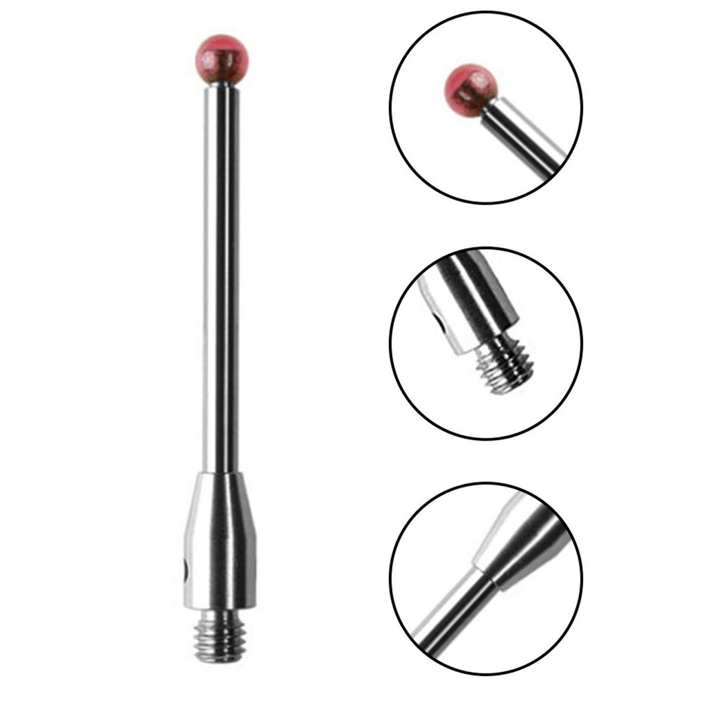 พร้อมสต็อก CMM Touch Probe สําหรับ M3 Thread Probe Stylus 3mm Rub y ...