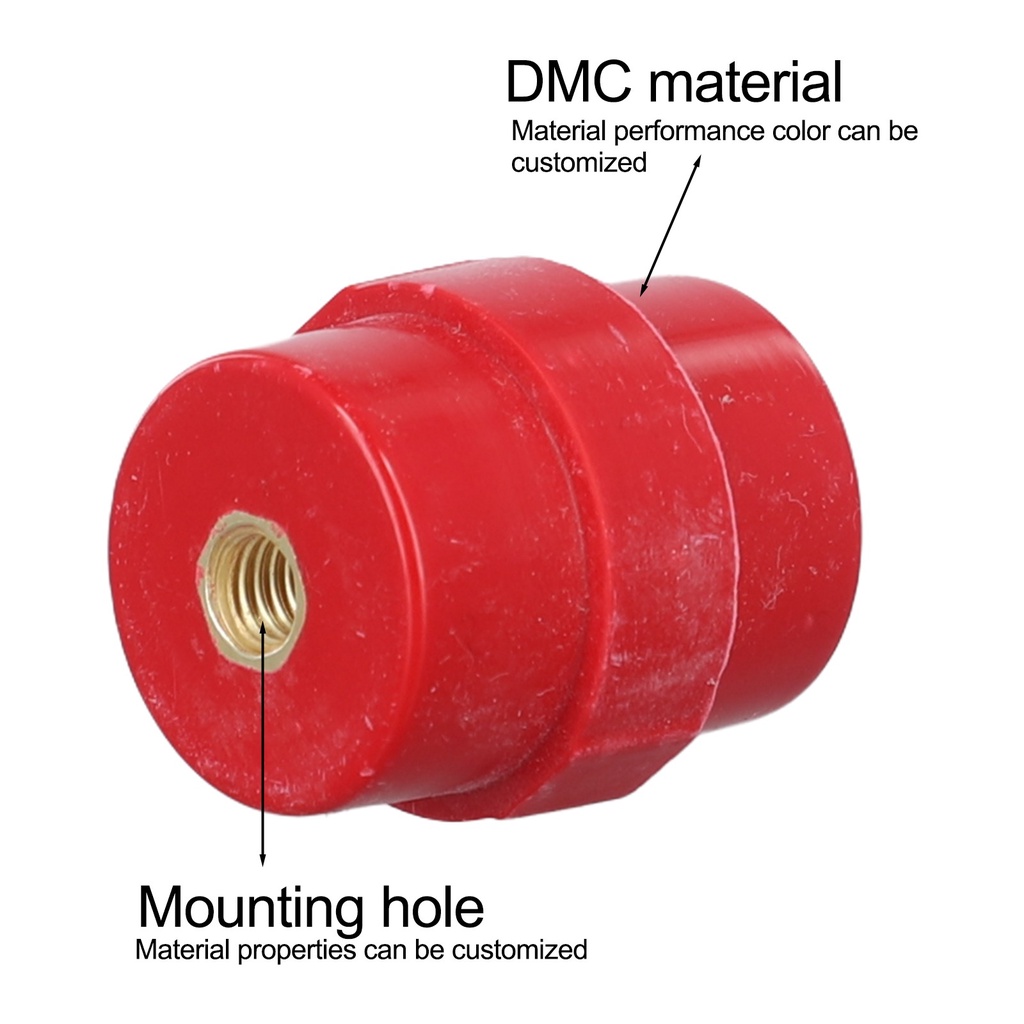 [สต็อก] 10 ชิ้น Red Busbar Insulators SM-30 M6 ความแข็งแรงสูงโพลีเอสเตอร์ Spacer ฉนวน | Shopee ...
