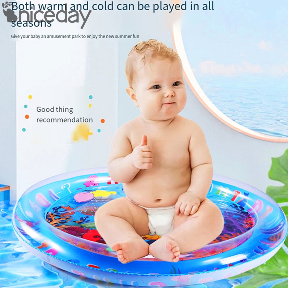 [คุณภาพสูง] เด็ก Inflatable Pat Pad Baby Pat Pad PVC Water Pad ของเล่น ...