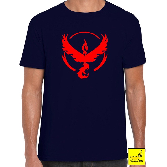 เสื้อยืด Pokemon Go Team Valor Symbol Nintendo Gaming Mystic Pokeball ...