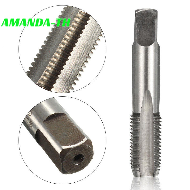 (AMANDA) G1/8 1/4 3/8 1/2 3/4 1 Taper Pipe Tap เครื่องมือตัดเกลียวสกรู ...
