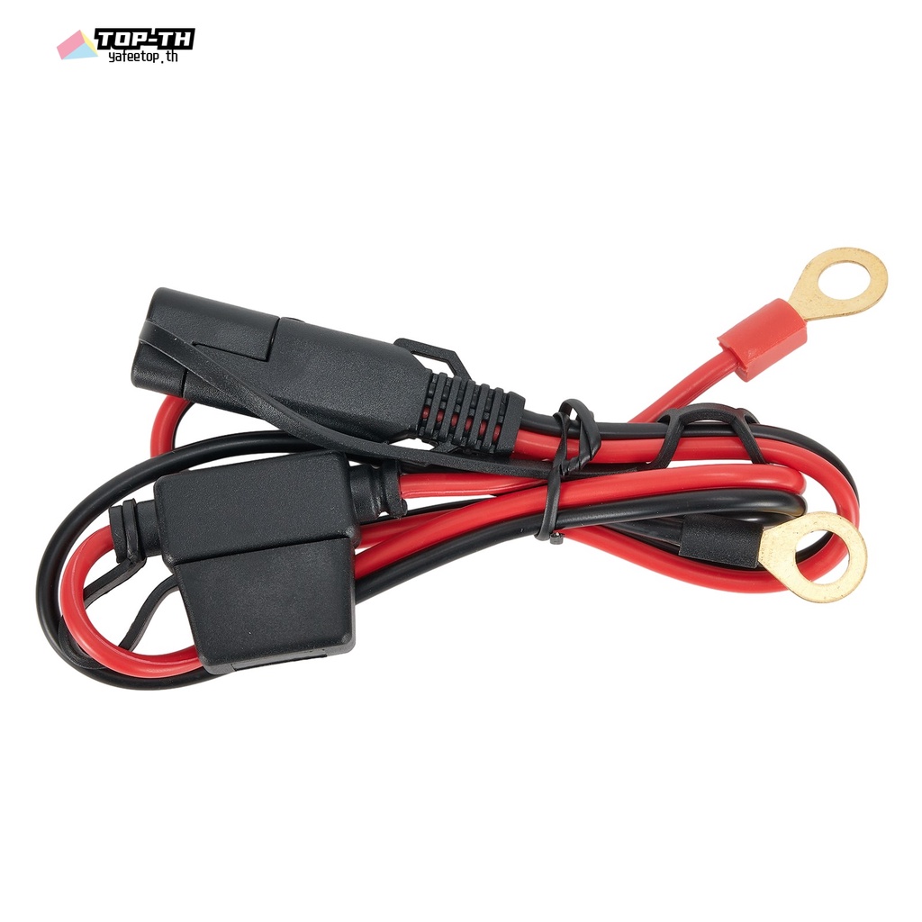 ⭐ยาฟีทอป⭐1PCS รถจักรยานยนต์ SAE Terminal แบตเตอรี่สายไฟสายไฟสายไฟสายไฟ ...