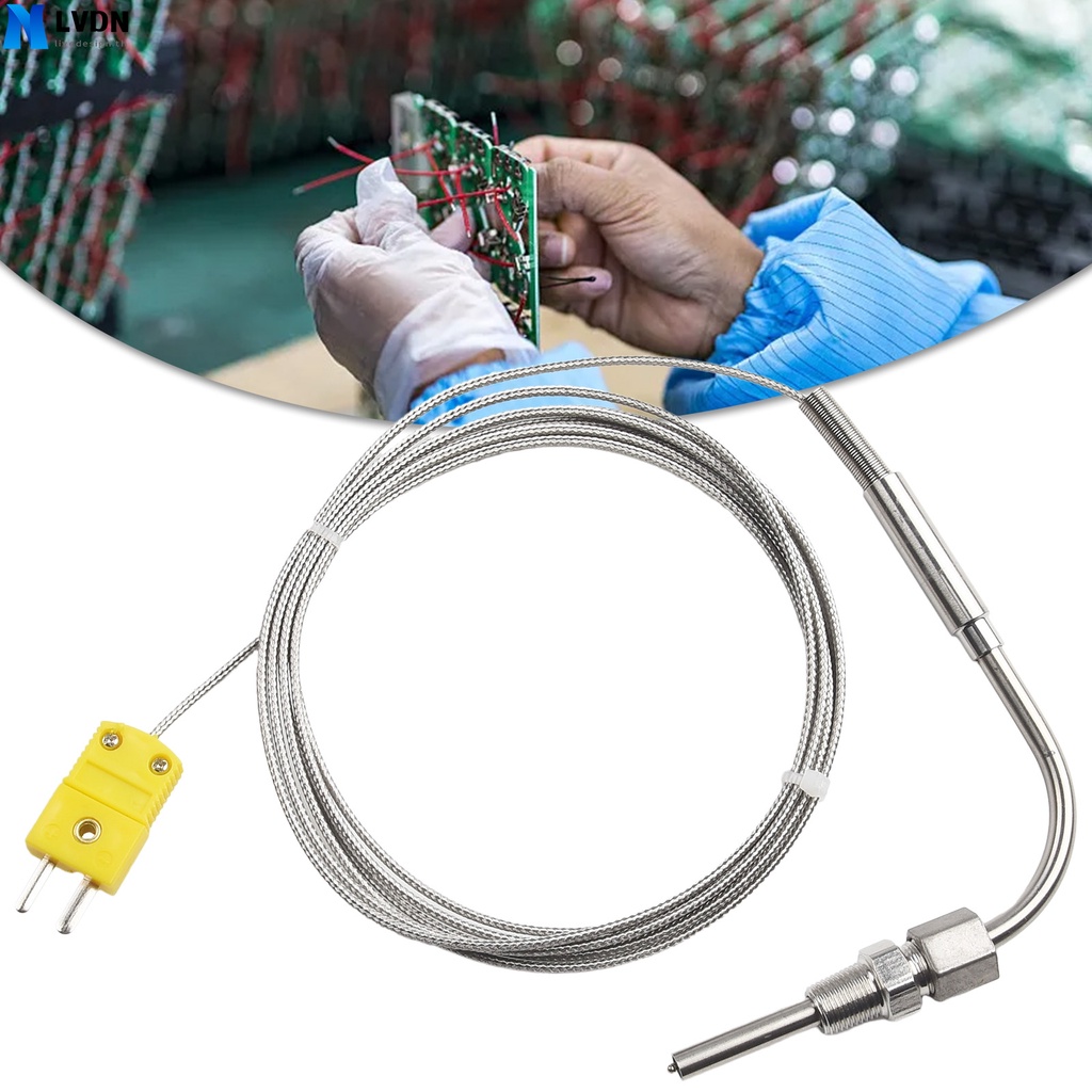 K-type Thermocouple Exhaust Probe ด้ายเซ็นเซอร์อุณหภูมิสูง 2M EGT ...