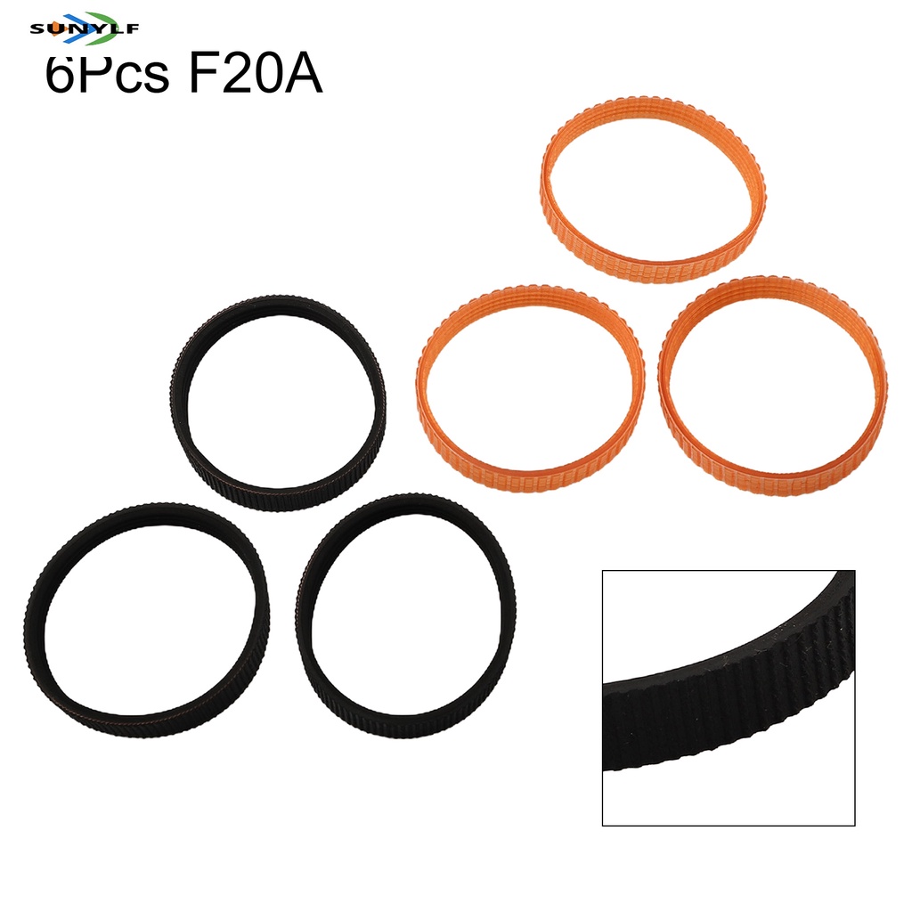 SUNYLF HOT6pcs F20A P20ST Electric Planing Drive Belt เข็มขัดโพลียูรีเท ...