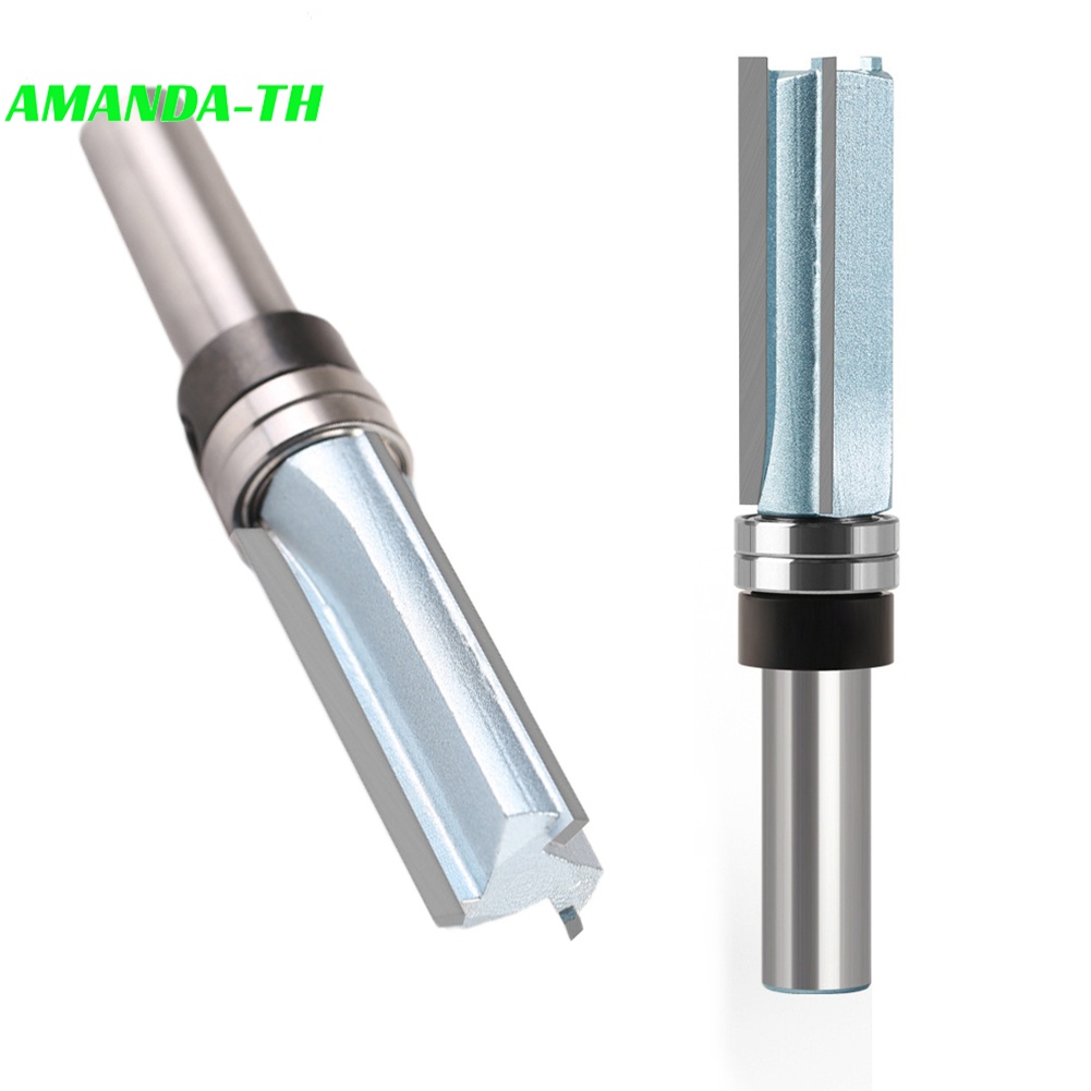 (AMANDA) 3 ฟัน Router Bit 12 มม. 1/2 นิ้ว Shank ตัดไม้คาร์ไบด์โลหะผสม ...