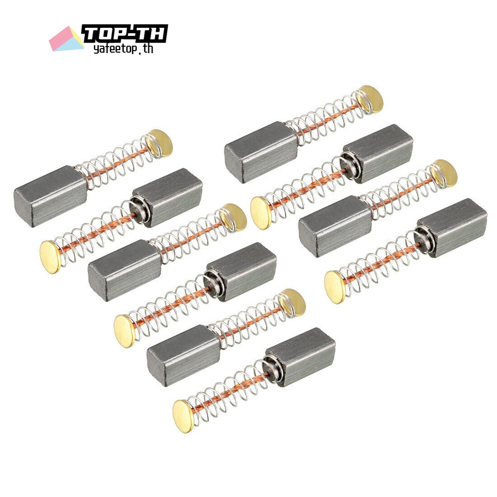 ⭐ยาฟีทอป⭐แปรงคาร์บอน 10 ชิ้นสําหรับมอเตอร์ไฟฟ้า 10x5x5 มม. อะไหล่ทดแทน ...