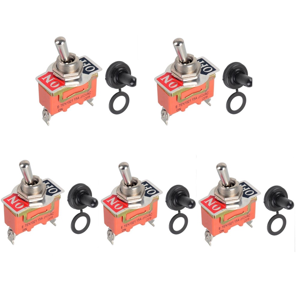 [สต็อก] 5x Heavy Duty Boat Rocker Toggle Switches 250V 2 Pin SPST ...