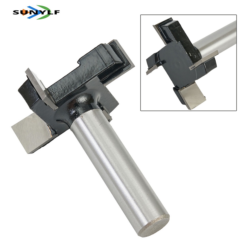 SUNYLF HOTPortable CNC Spoilboard Surfacing Router Bit 1/2 นิ้ว Shank ...