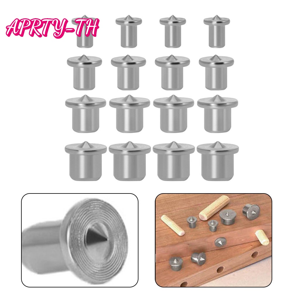 [APRTY] ชุดพิน Dowel Centre Point Wood Timber Marker Hole Tenon Center ...