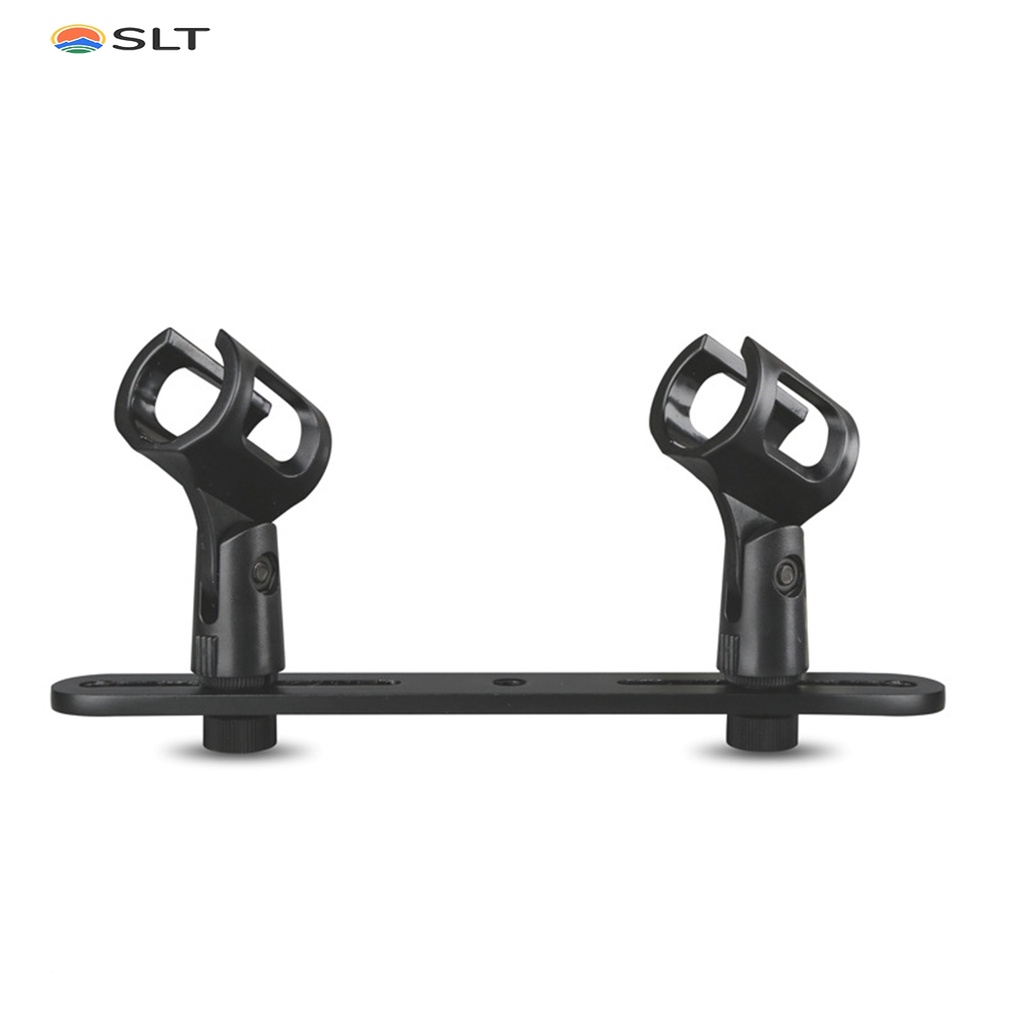SLT HOTAdjustable 4 หัวไมโครโฟน Clip Bar Mount Holder T-Bar Bracket ...