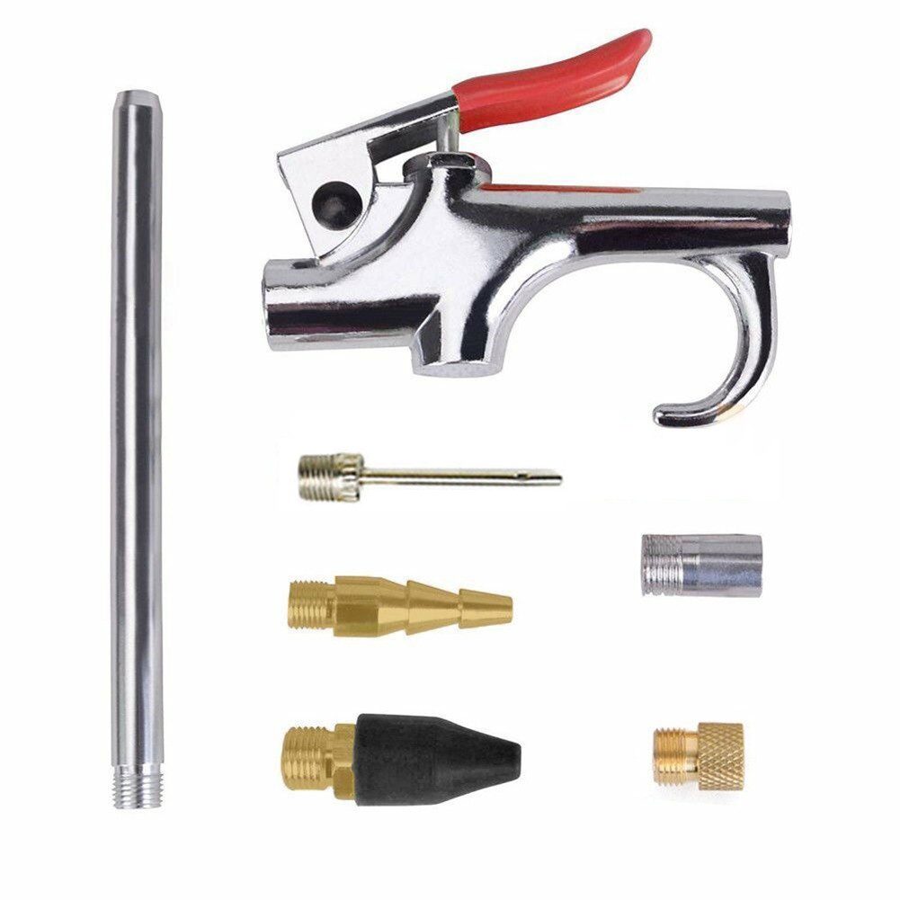 [SMARTCHOICE] 7 ชิ้น Air Compressor Blow Nose Tip Needle Inflation ...
