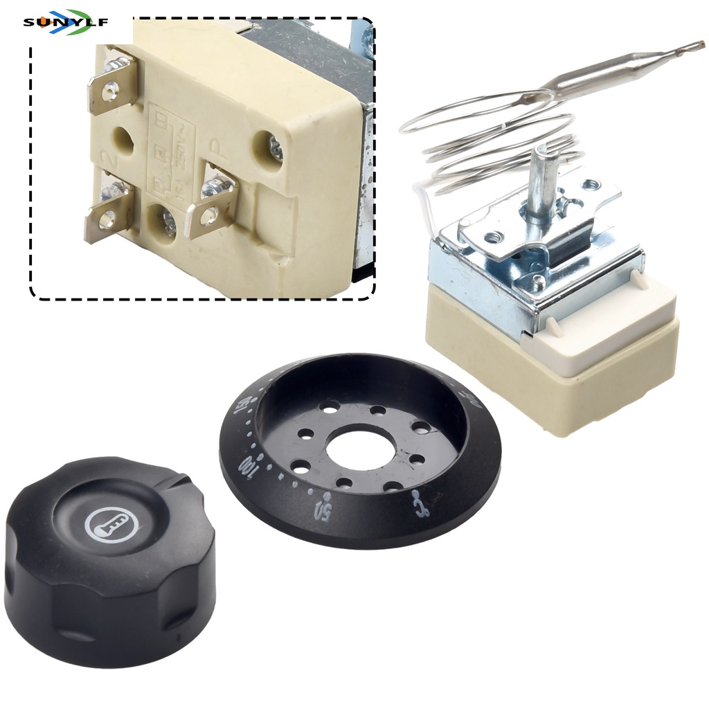 SUNYLF HOT เตาอบไฟฟ้า 50-300℃ 250V 16A เครื่องควบคุมอุณหภูมิ Capillary ...