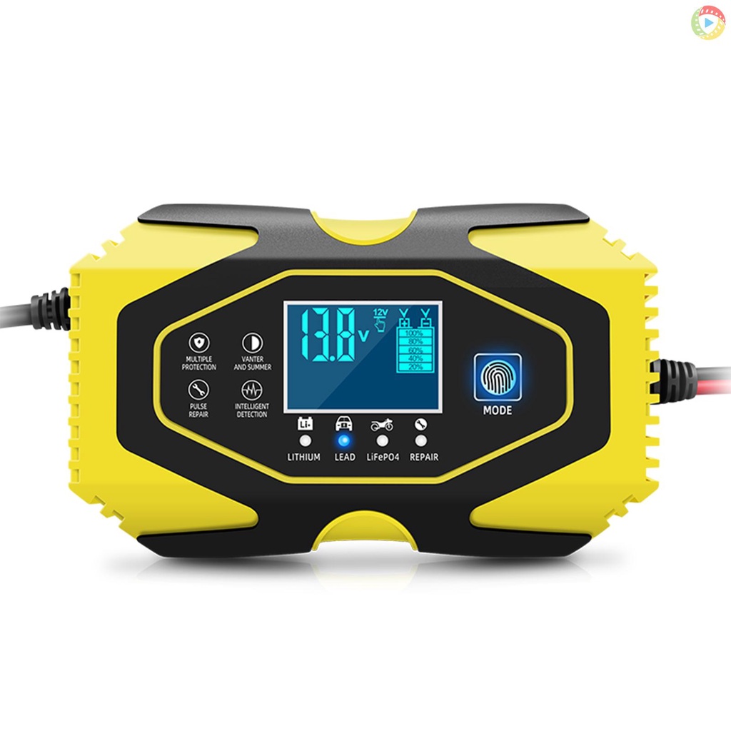 Full Power Auto Stop Car Battery Charger 12 V/24 V 2ah-150ah แบตเตอรี่ ...
