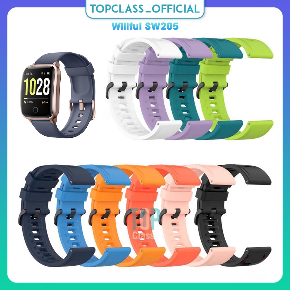 สายยางสังเคราะห์เปลี่ยนนาฬิกาอัจฉริยะ Willful SW205 | Shopee Thailand