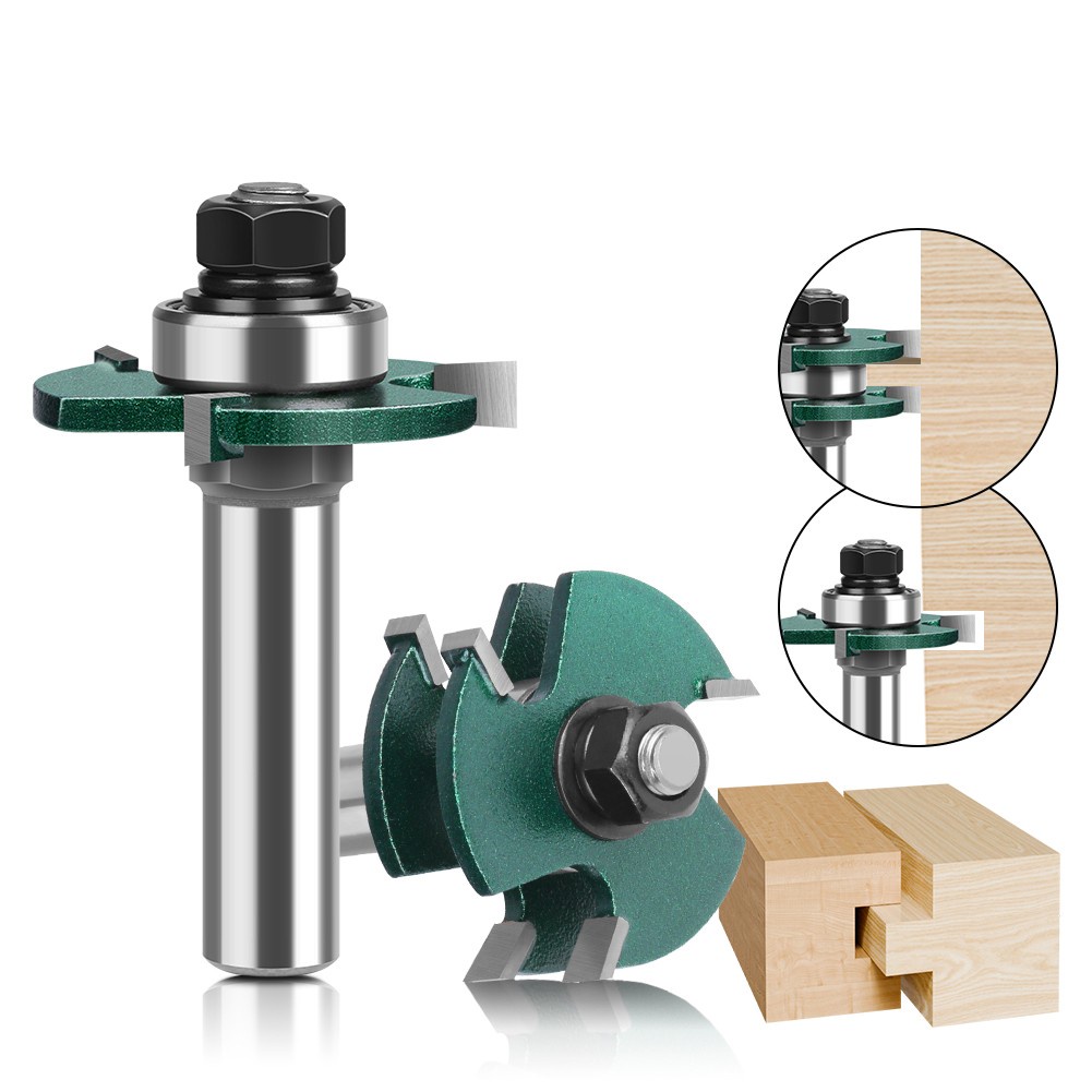 2 ชิ้น 12 มิลลิเมตร / 2 " Shank คุณภาพสูงลิ้น & ร่อง Joint Assembly ...