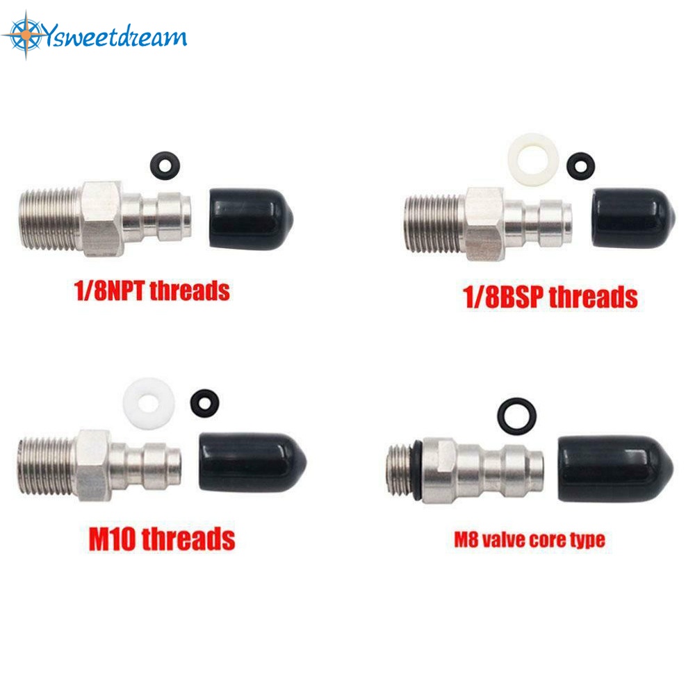 PCP 8 มม.ชาย Quick Head Connection Way Foster สแตนเลสเติมหัวนม[ SWTDRM ...