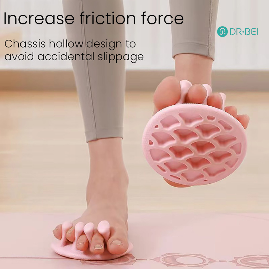 DR.BEI 1 คู่ Arch Trainer ลื่น TPR Overlopping Toe Separator ผู้ชาย ...