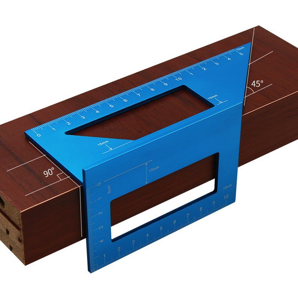 T-Type Woodworking Gauge Ruler 45 90 องศา Gauge Rule ช่างไม้ Scibe Mark ...