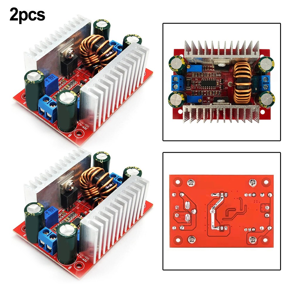 DC 400W 15A Step-up Boost Converter แหล่งจ่ายไฟกระแสไฟคงที่ไดร์เวอร์ LED | Shopee Thailand
