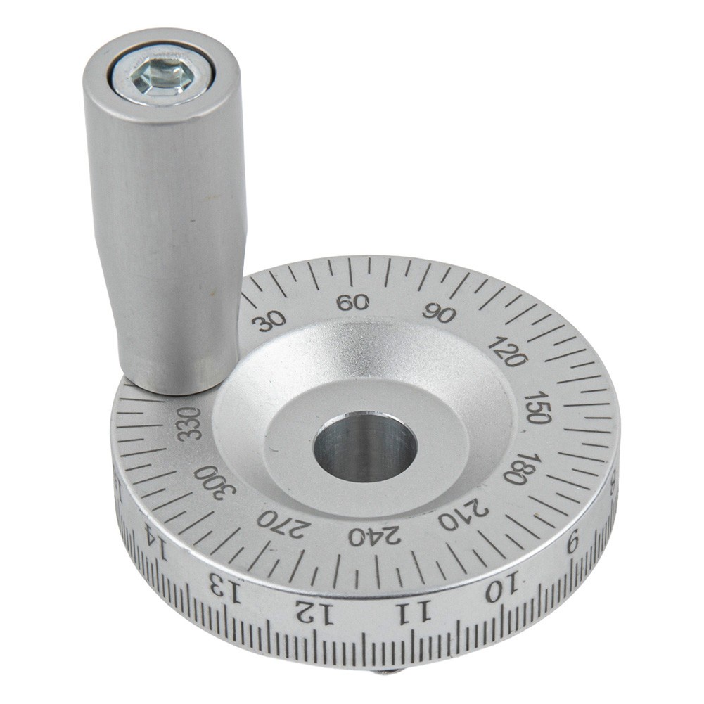 [สินค้าใหม่] 1 ชิ้นอลูมิเนียมอัลลอยด์เครื่องกลึงมือล้อสไลด์ Handwheel ...