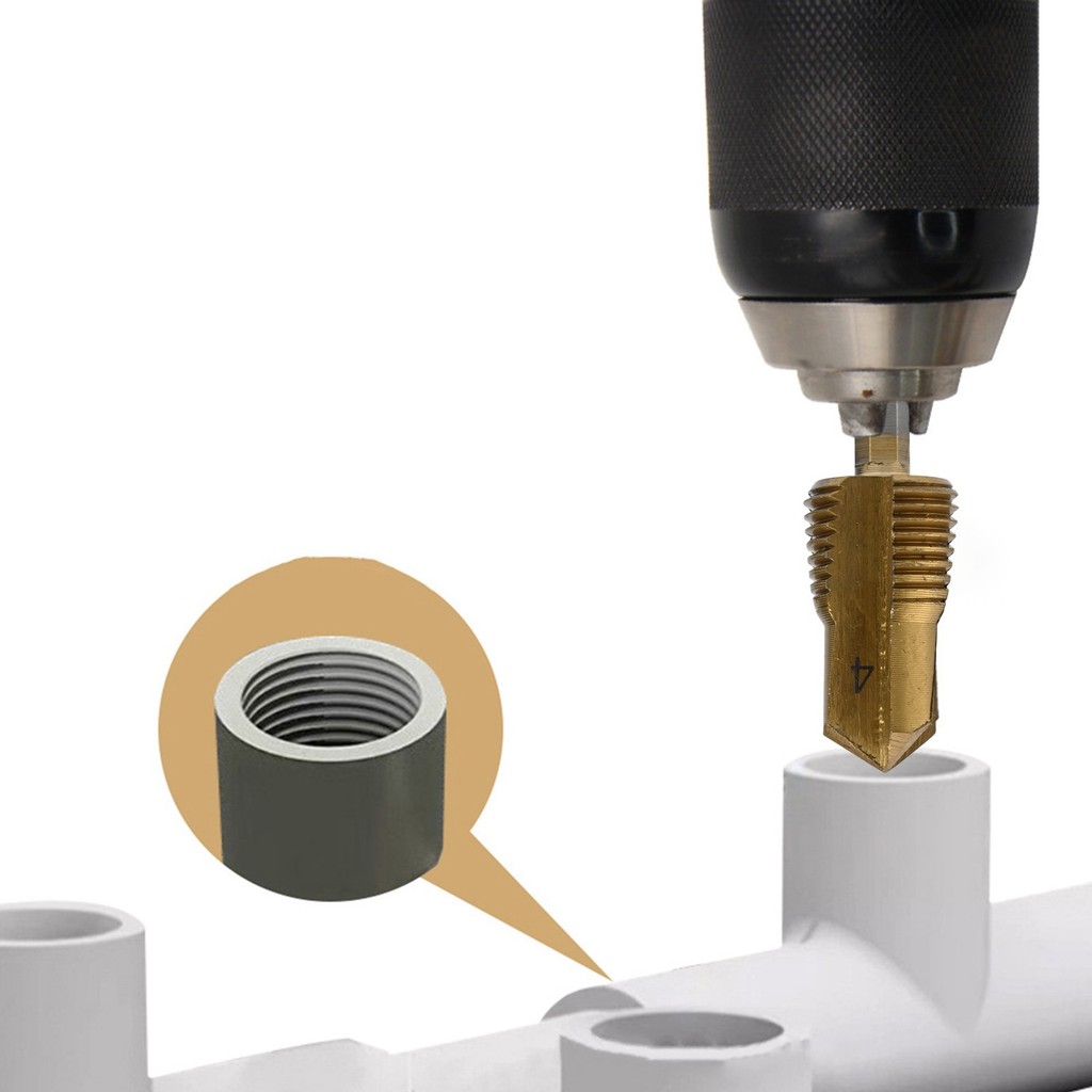 [สินค้าใหม่] 1 ชิ้น PPR Lifting Stepped Drill Bit Hex Water Pipe ...
