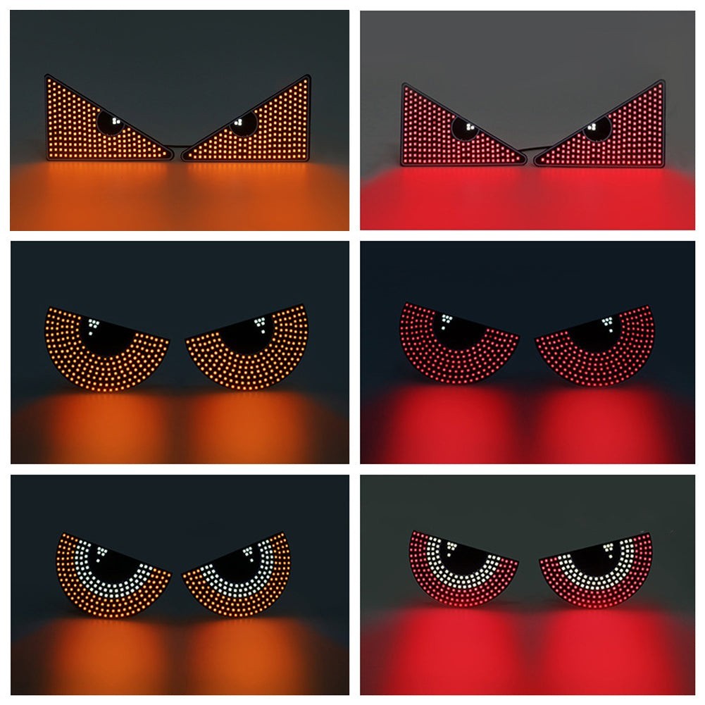 ⭐ มาใหม่⭐ ไฟ Wxpression รถยนต์หน้าต่าง LED Devil\s Eye USB ไฟสัญญาณ ...