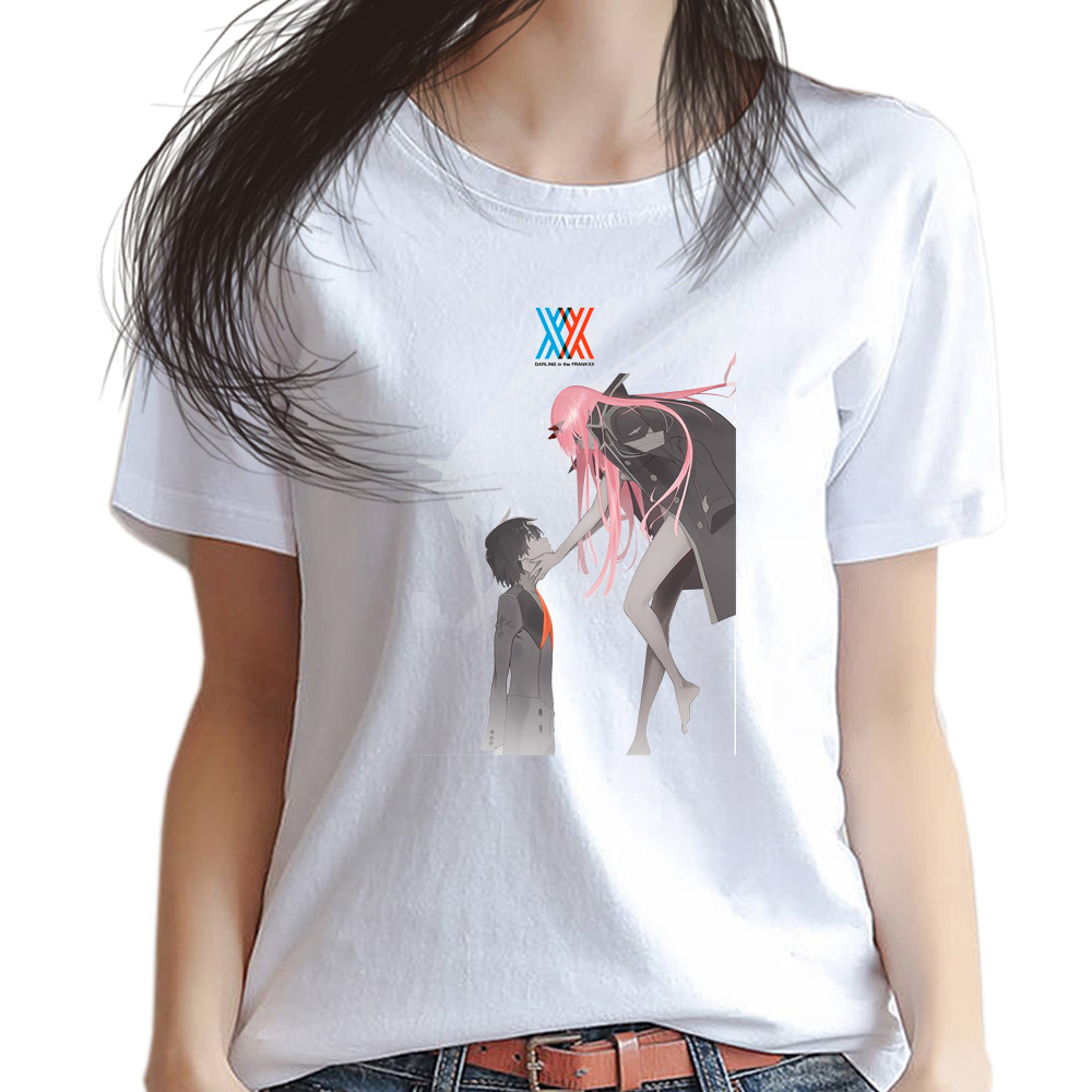 อะนิเมะ Darling ใน Franxx T Hiro Zero Two โปสเตอร์เสื้อกันหนาว Gigure ...