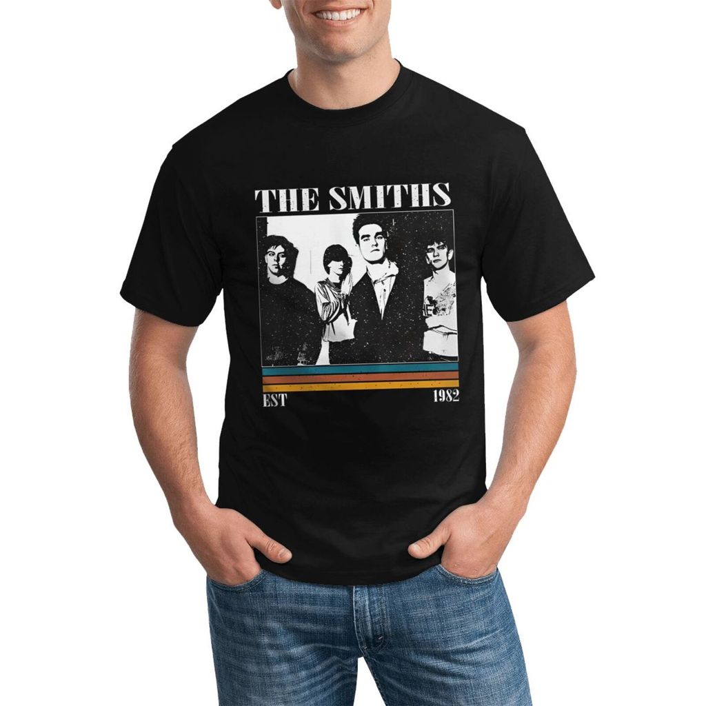 เสื้อยืดคอกลม The Smiths Band Music Est 1982 แฟชั่นและกำหนดเอง สวมใส่ ...