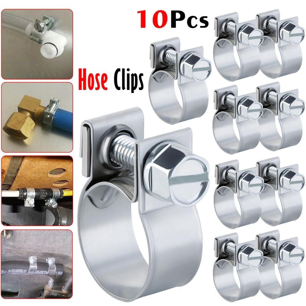 xk12 Mini Hose Clips Nut and Bolt Fuel Line Clamps Petrol Pipe Diesel ...