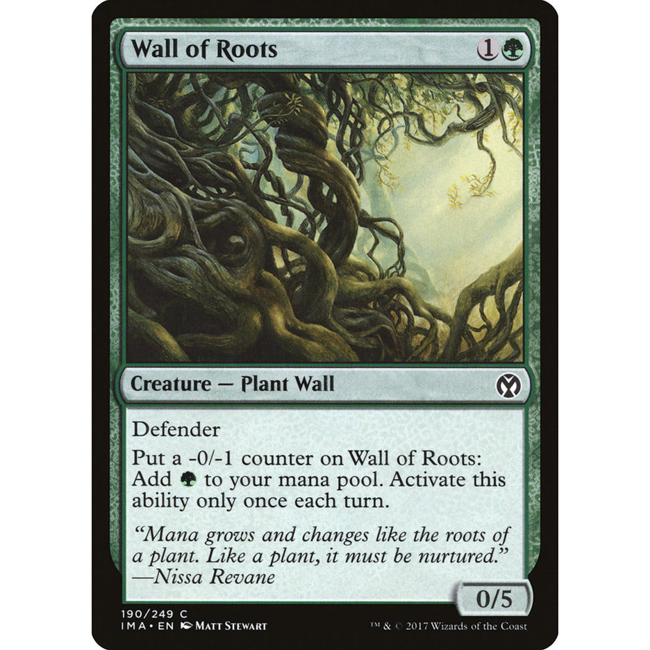 Wall of Roots การ์ด Magic the Gathering [MTG] ของแท้ | Shopee Thailand