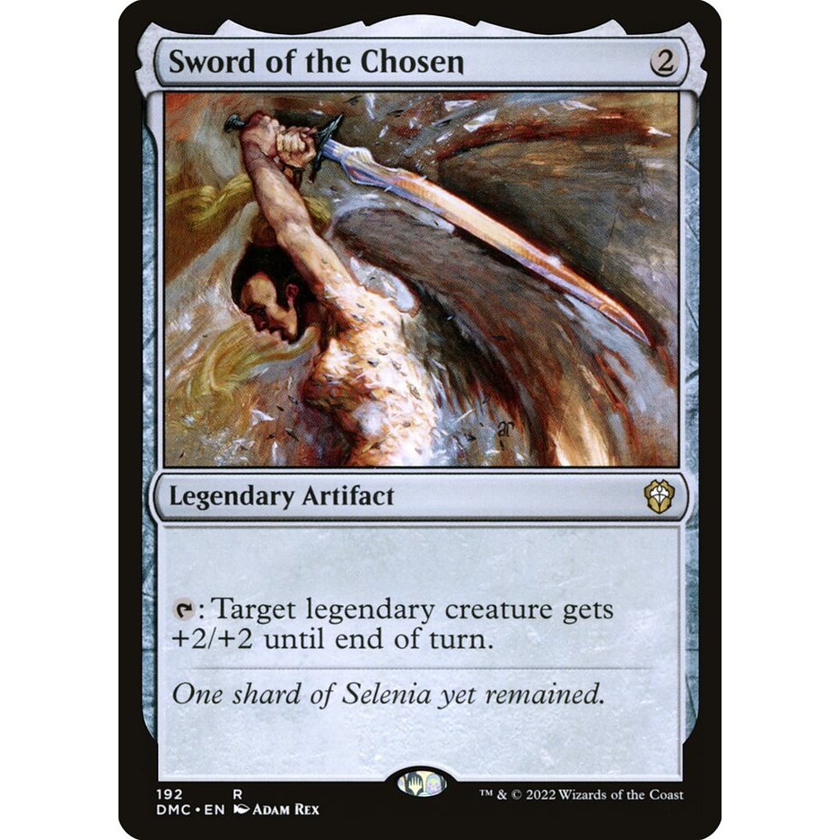 Sword of the Chosen การ์ด Magic the Gathering [MTG] ของแท้ | Shopee ...