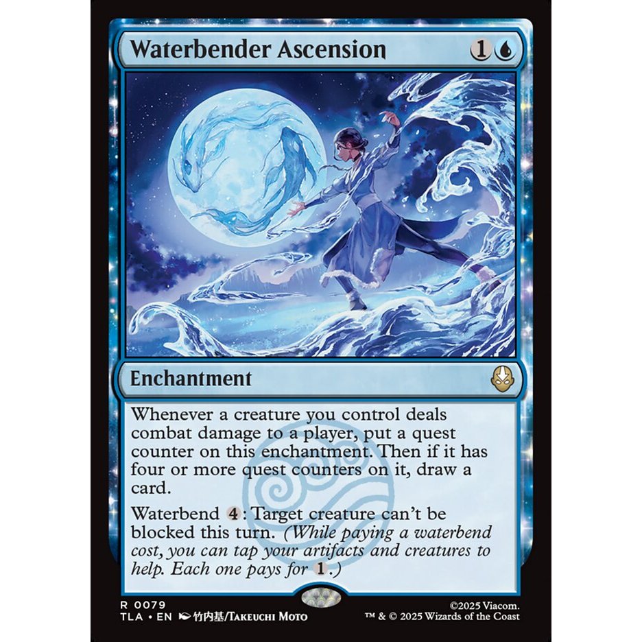 Waterbender Ascension การ์ด Magic the Gathering [MTG] ของแท้ | Shopee ...