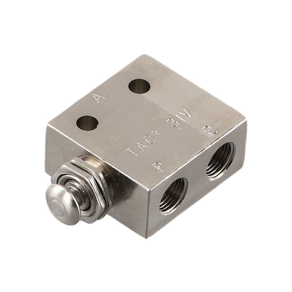 GRCE2 ตําแหน่ง 3 Way Mechanical Push ปุ่ม Air Pneumatic Valve TAC2-31V | Shopee Thailand