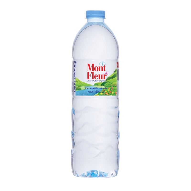 มองต์เฟลอน้ำแร่ธรรมชาติ 1ลิตร Mont Fleur Natural Mineral Water 1ltr ...