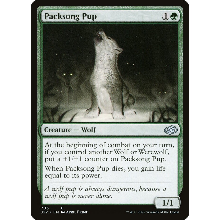 Packsong Pup การ์ด Magic the Gathering [MTG] ของแท้ | Shopee Thailand