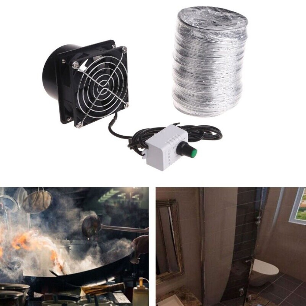 [จัดส่งในพื้นที่]เครื่องดูดควัน Fume Extractor Fan Pipe Duct Exhuast ...