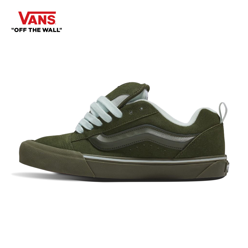 VANS KNU SKOOL - UTILITY MONO OLIVE รองเท้าผ้าใบ แวนส์ ผู้ชาย ผู้หญิง ...