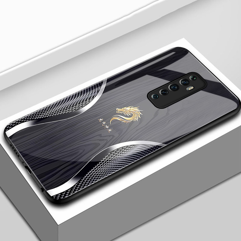 เคสสำหรับ OPPO Reno 2F Reno 2Z Reno 2 Reno เคสโทรศัพท์มังกรเปลือกแก้ว ...