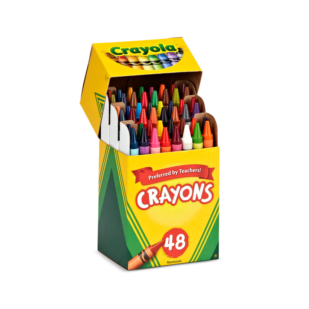 Crayola 48Ct. Classic Crayons เครโยล่า สีเทียน 48สี คลาสสิค 52-0048 ...