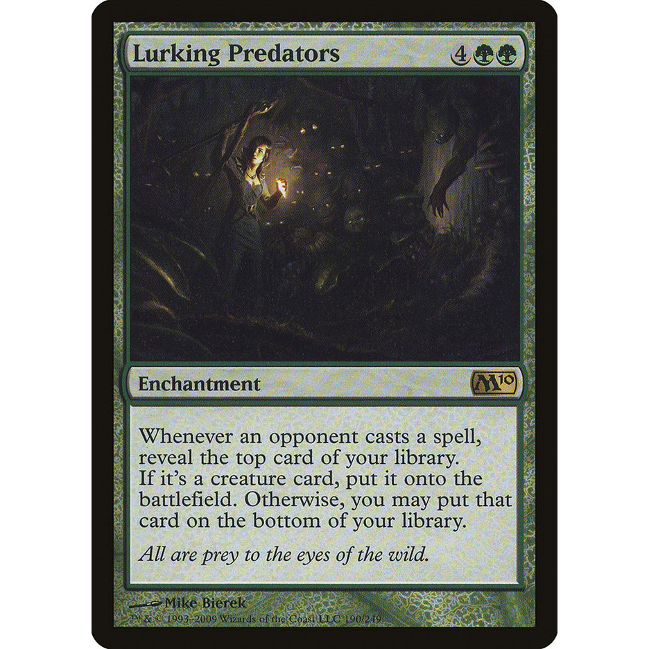 Lurking Predators การ์ด Magic the Gathering [MTG] ของแท้ | Shopee Thailand