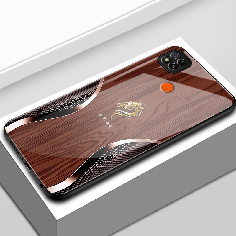 เคสสำหรับ Xiaomi Redmi 9C NFC 10A POCO C3 C31 เคสโทรศัพท์มังกรเปลือก ...