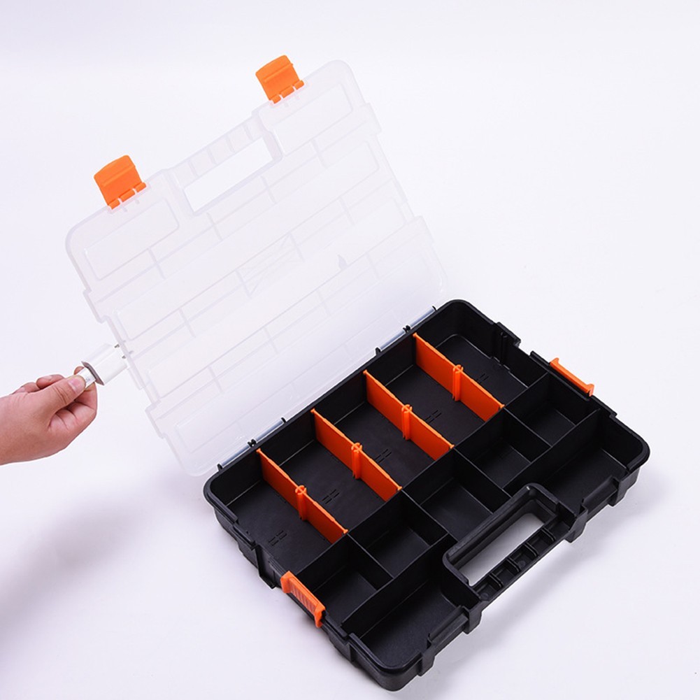 L-HOTHeavy Duty DIY Screw Box Organiser พร้อมช่องปรับจัดเก็บ Organiser ...